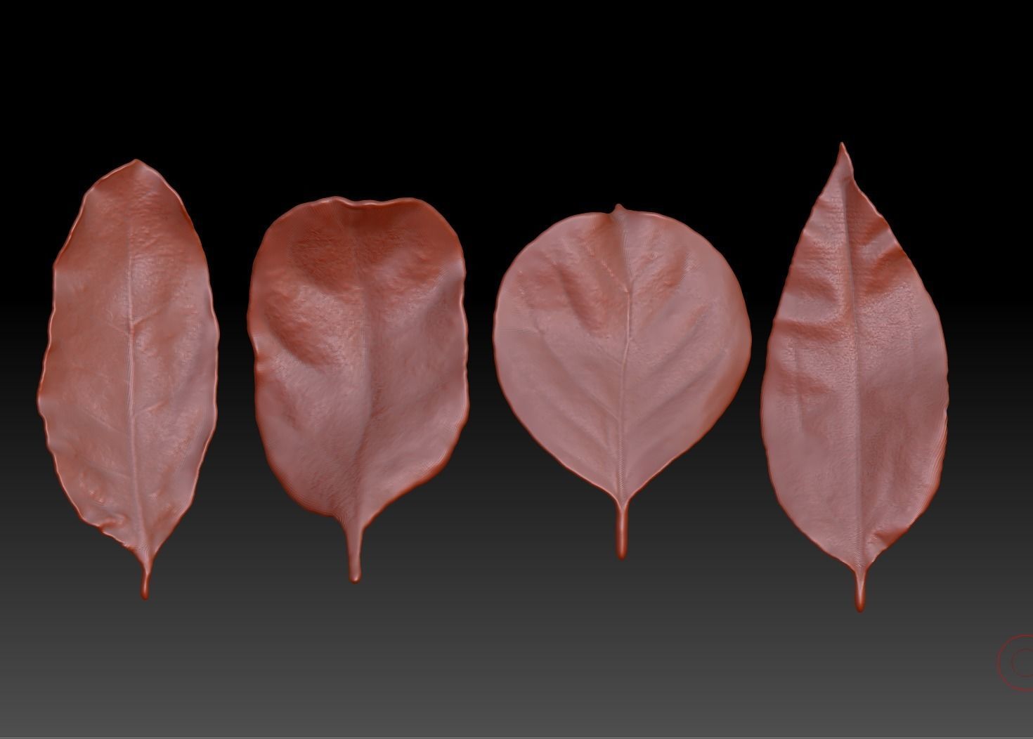 Leaf 3D leaf sculpture map 3D printed leaves 3D model 3D printable ...