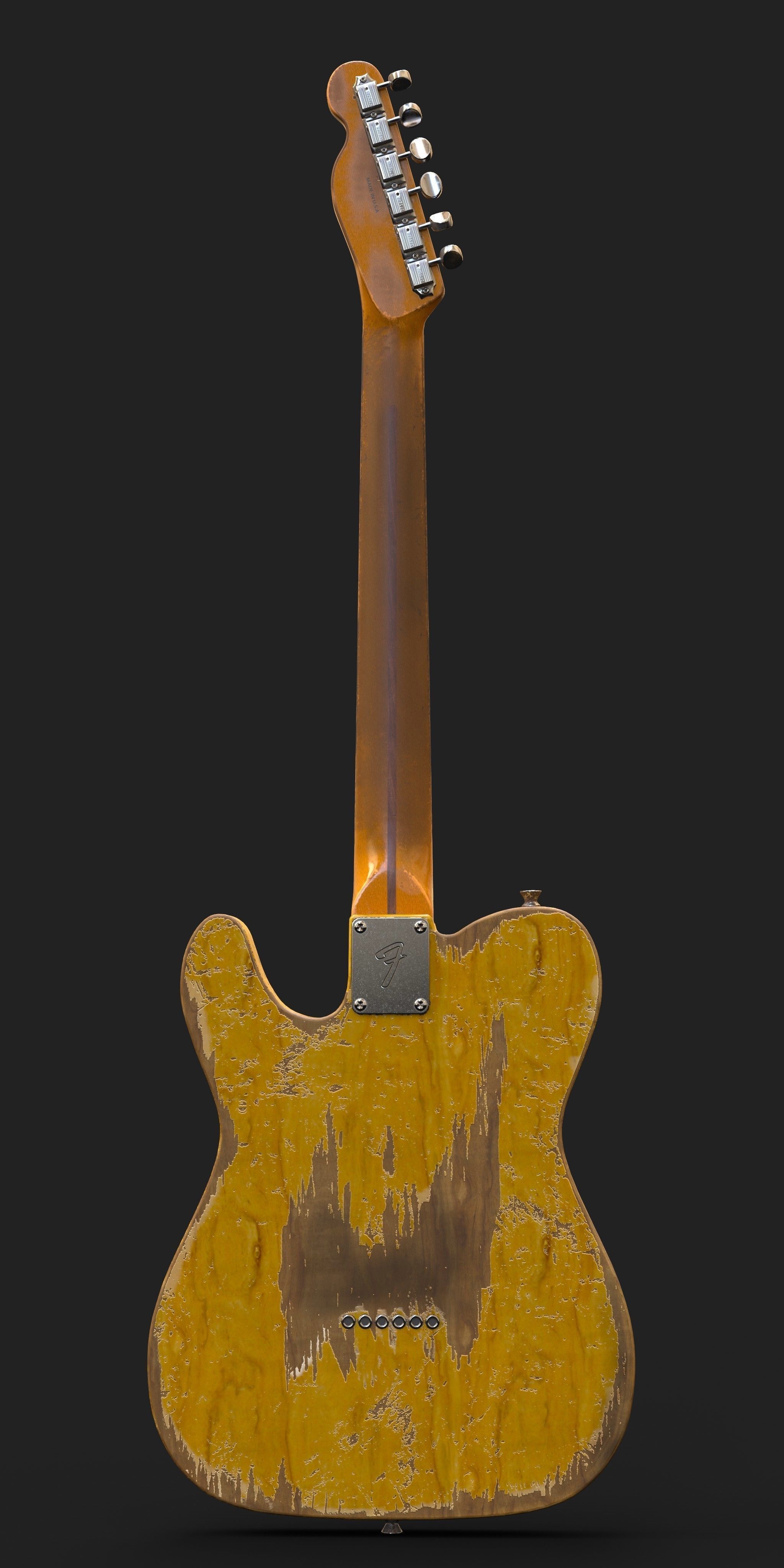 3D model Fender Telecaster Relic VR / AR / low-poly | CGTrader