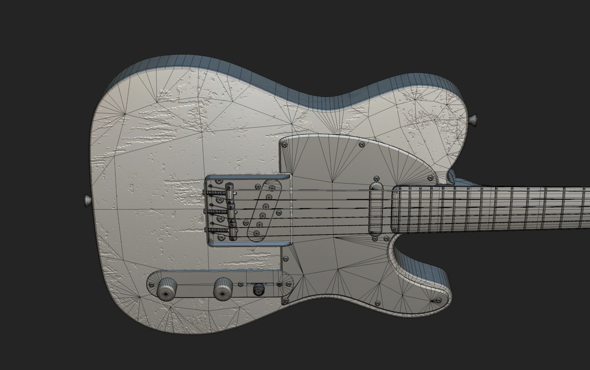3D model Fender Telecaster Relic VR / AR / low-poly | CGTrader