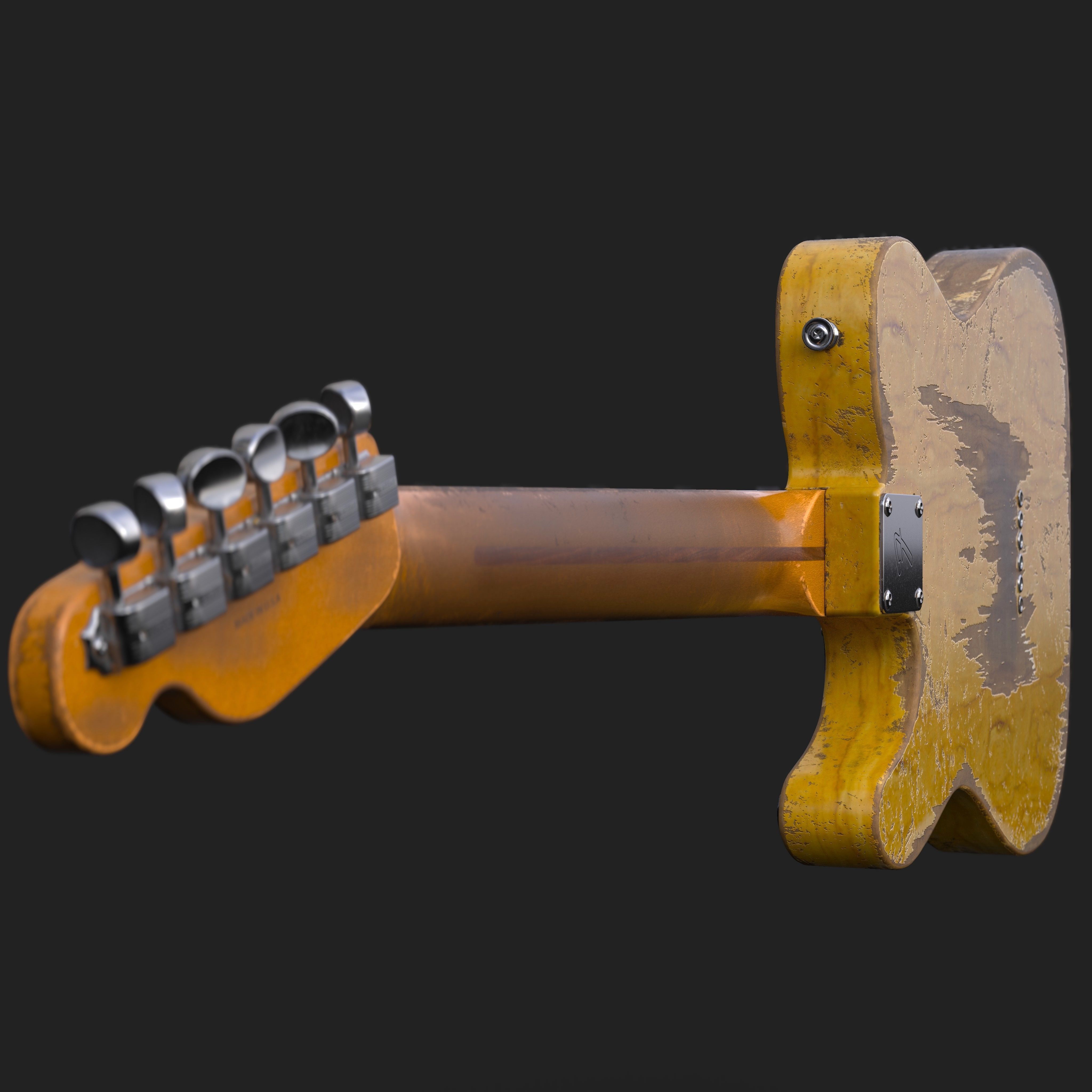 3D model Fender Telecaster Relic VR / AR / low-poly | CGTrader