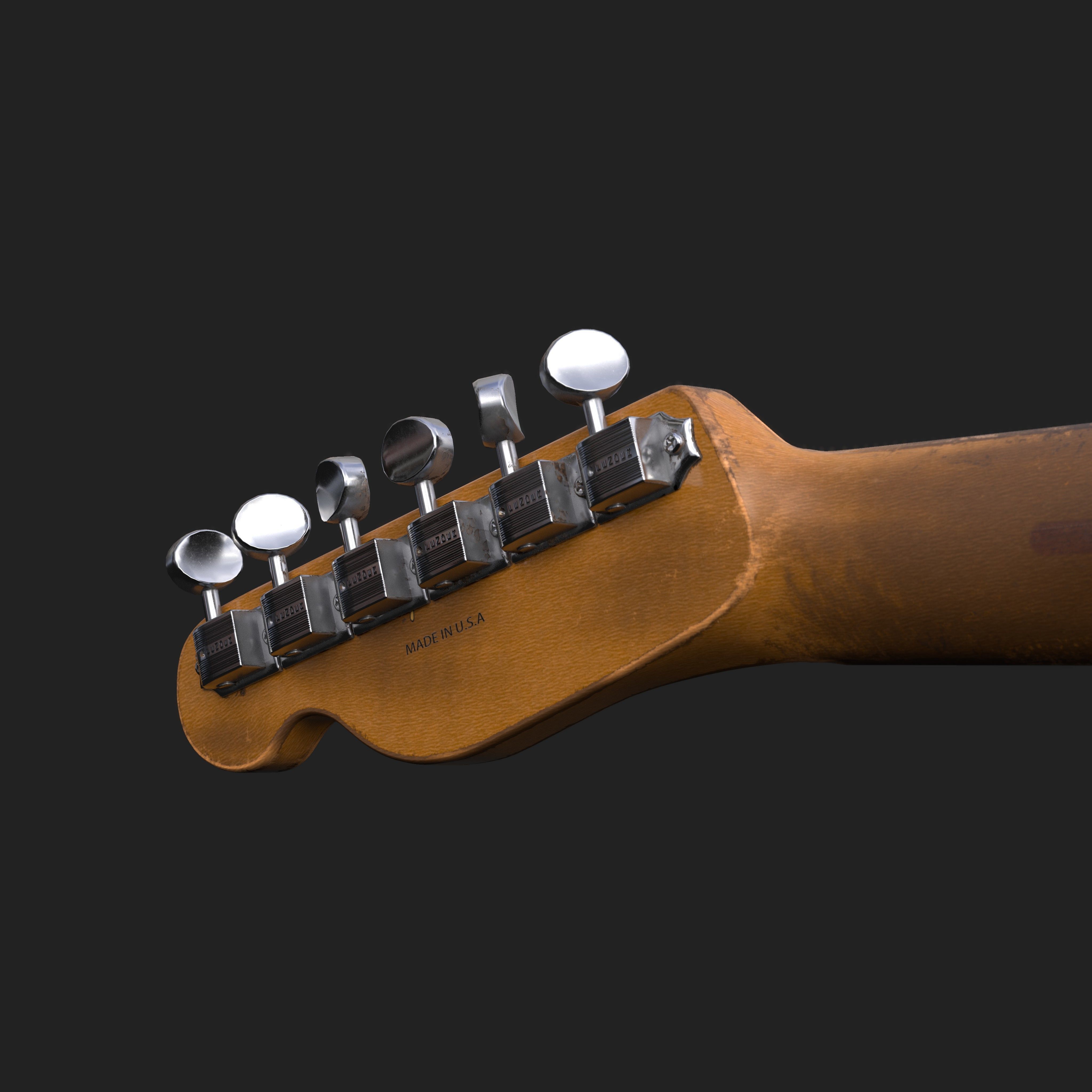 3D model Fender Telecaster Relic VR / AR / low-poly | CGTrader