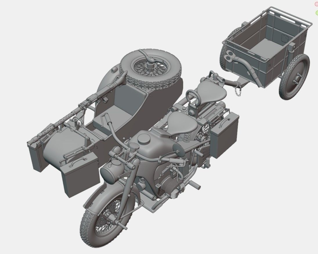 The Zundapp KS 750 motorcycle 3D model | CGTrader