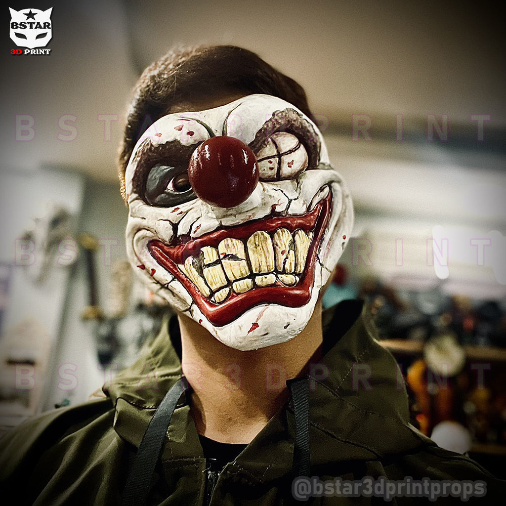 Sweet Tooth Twisted Metal Mask High Quality 3D model 3D printable ...
