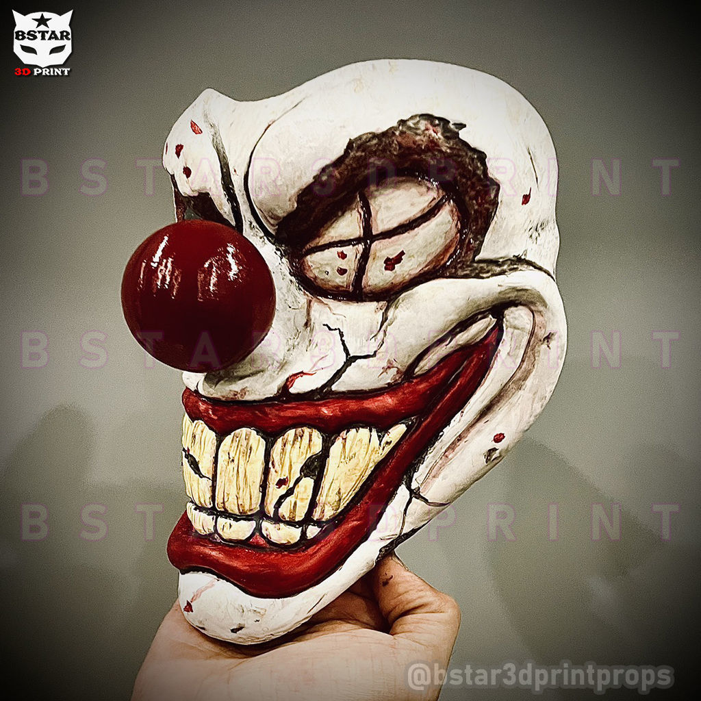 Sweet Tooth Twisted Metal Mask High Quality 3D model 3D printable ...