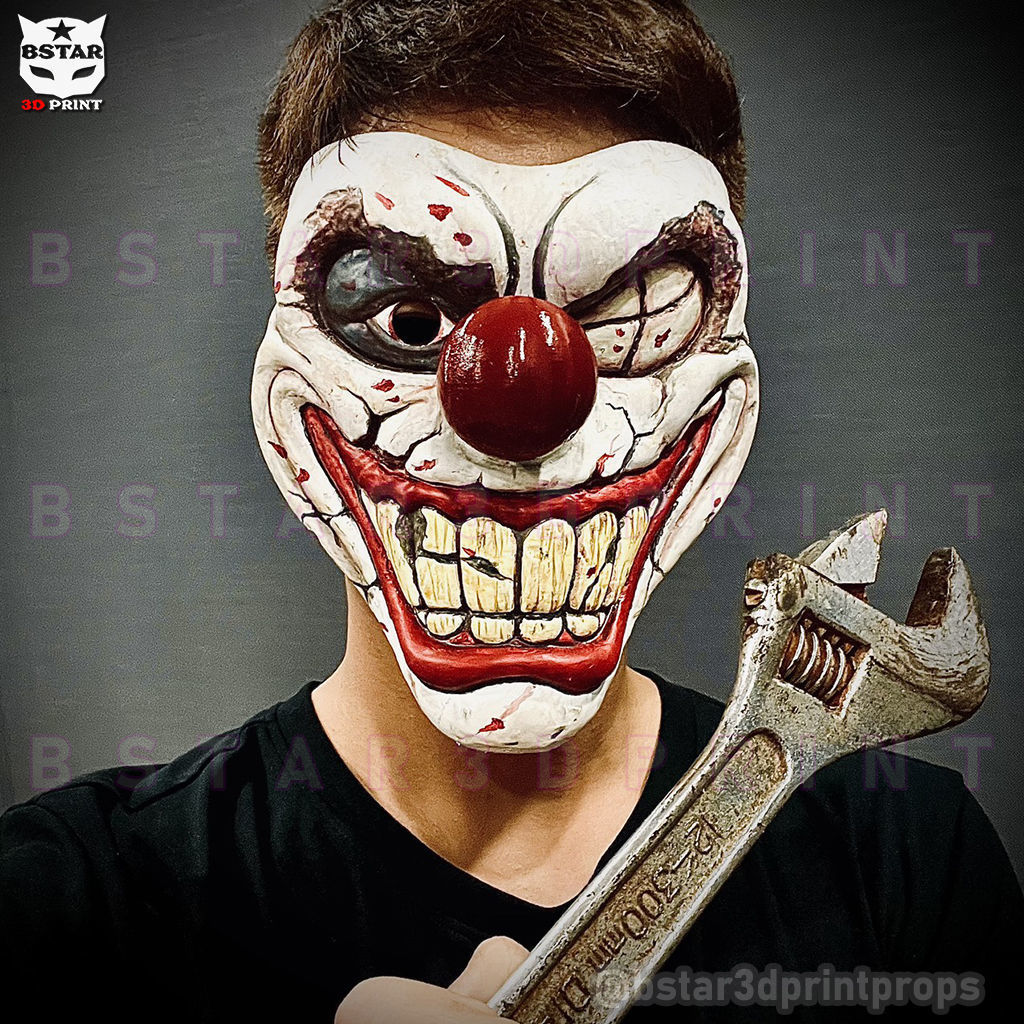 Sweet Tooth Twisted Metal Mask High Quality 3D model 3D printable ...