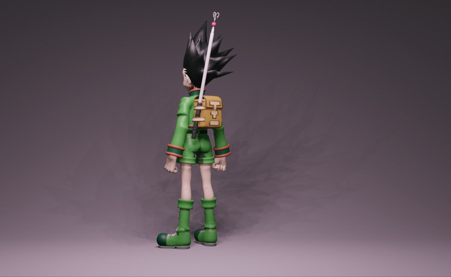 Anime Character - HxH Gon Freecss 3D model | CGTrader