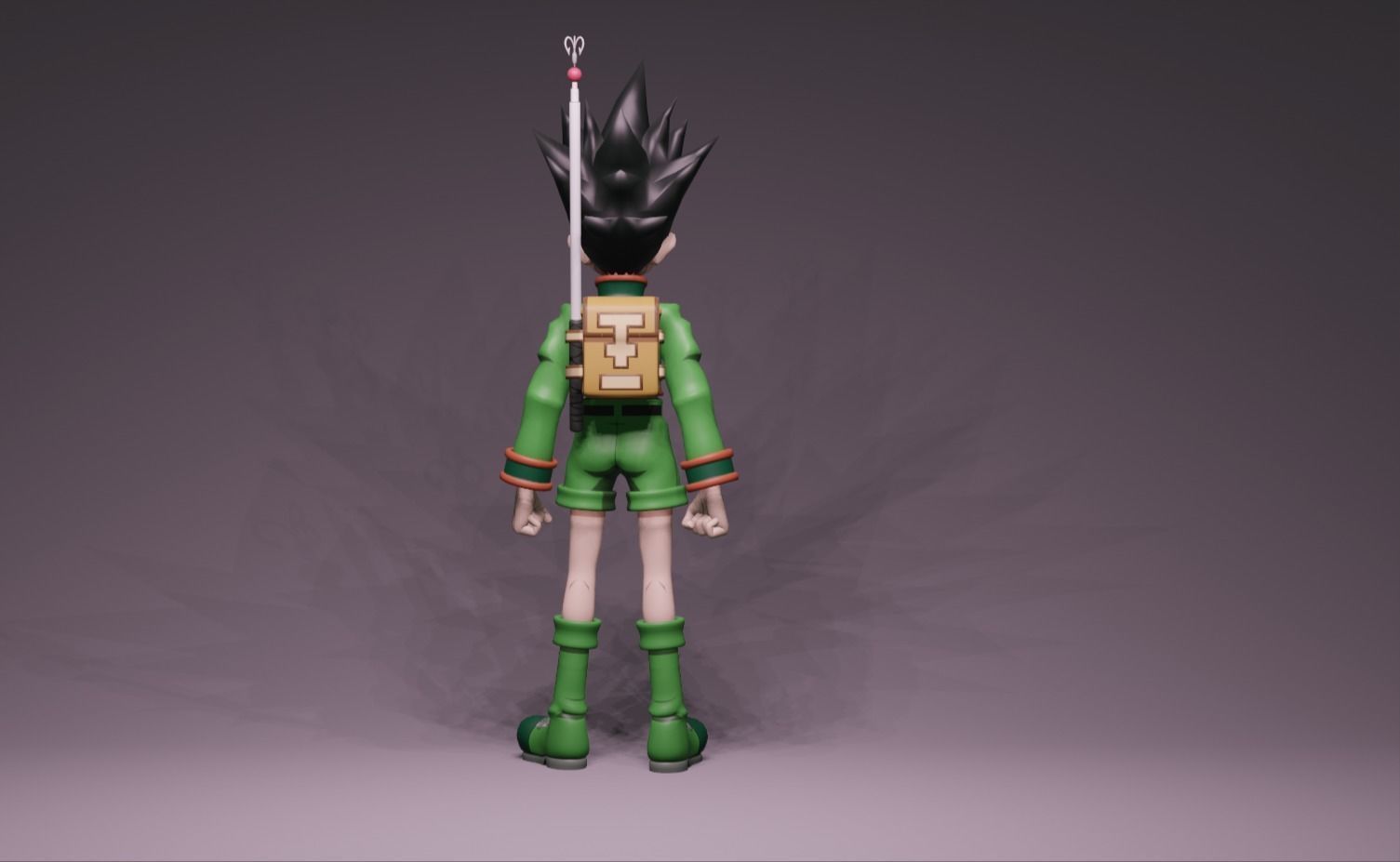 Anime Character - HxH Gon Freecss 3D model | CGTrader