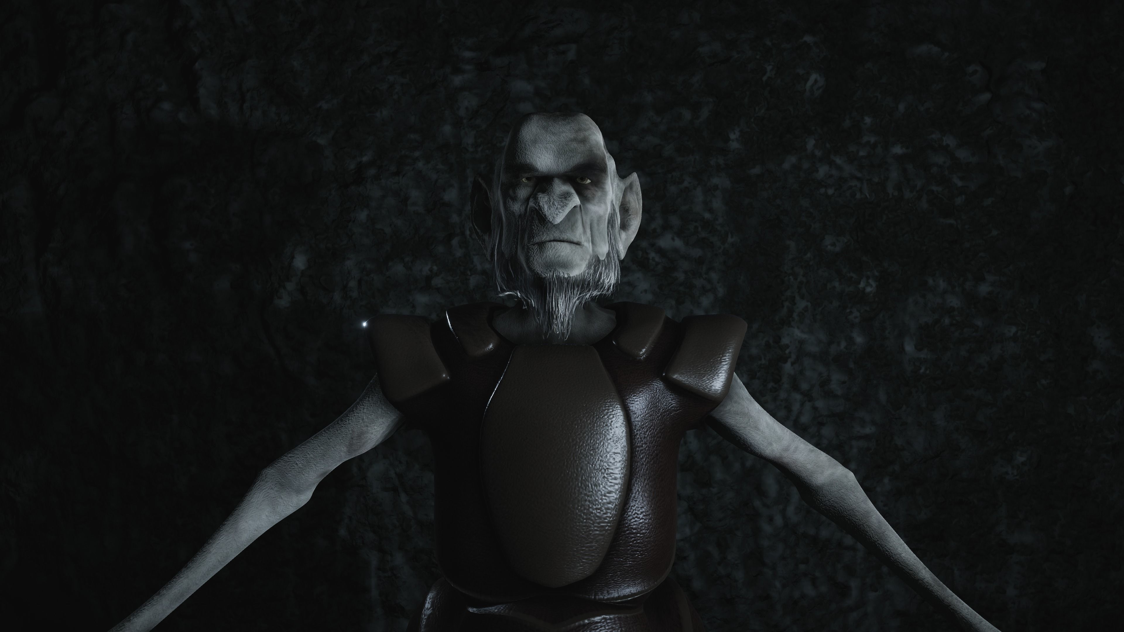 Armored Goblin 3D model rigged | CGTrader