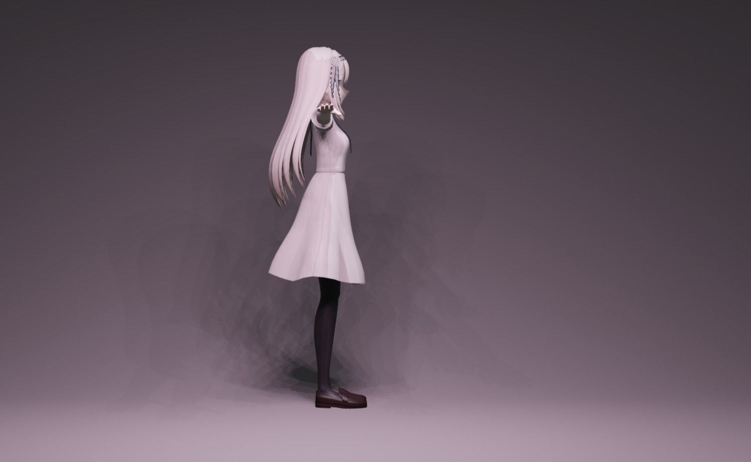 Anime Character - Kei Shirogane 3D model | CGTrader