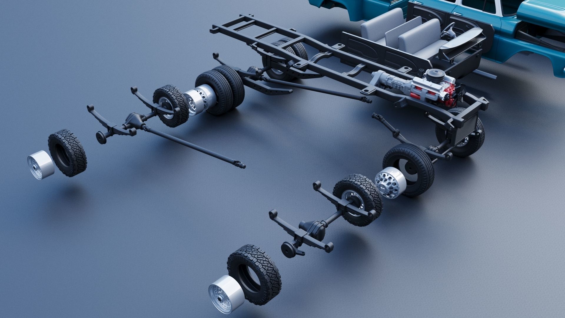 Chevrolet K10 Crew Cab 1965 3D model 3D printable | CGTrader