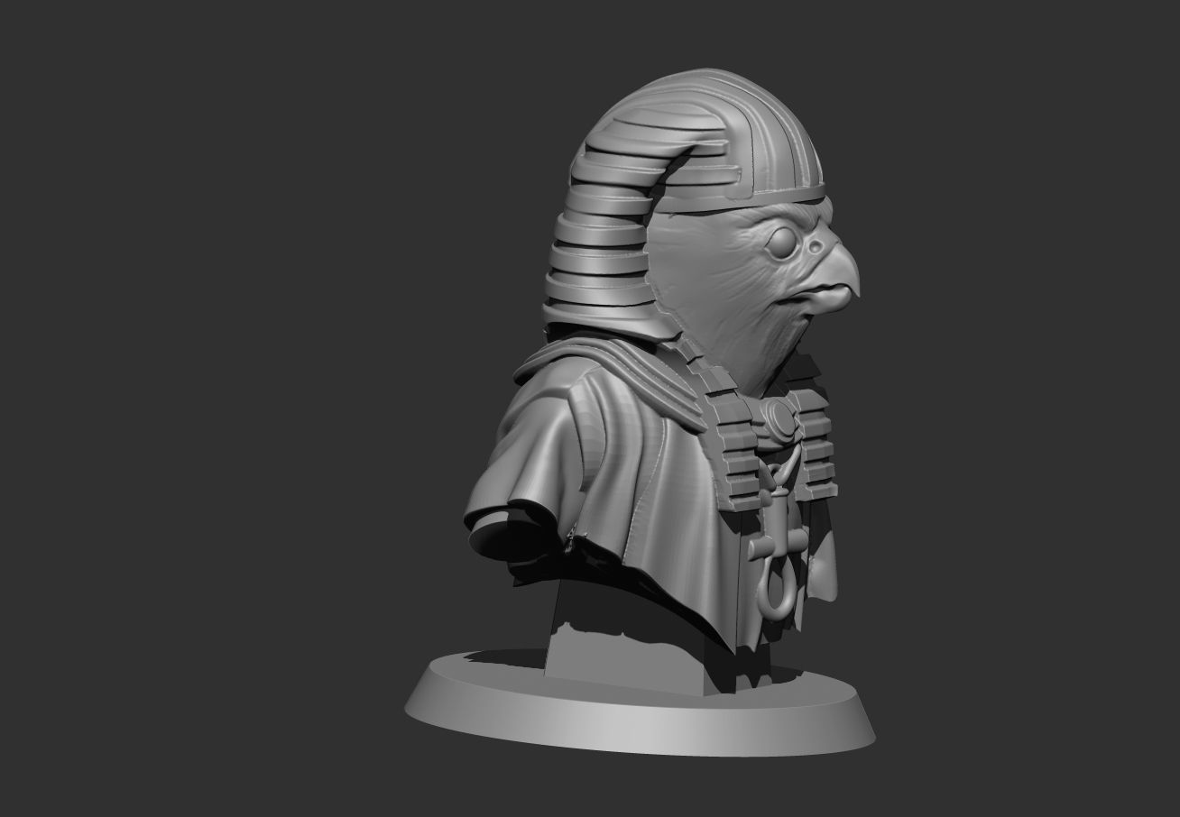 Gor Egyptian God Bust 3D model 3D printable | CGTrader