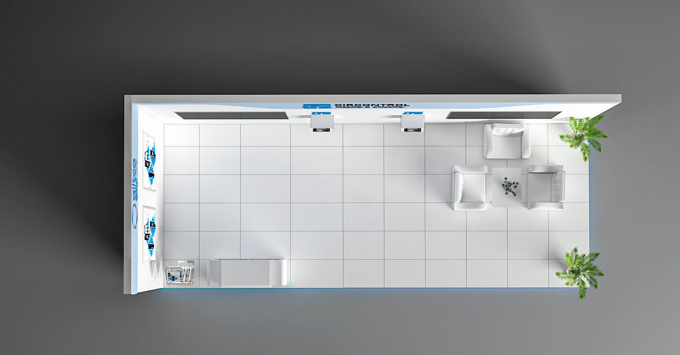 booth 3x7 3D model | CGTrader