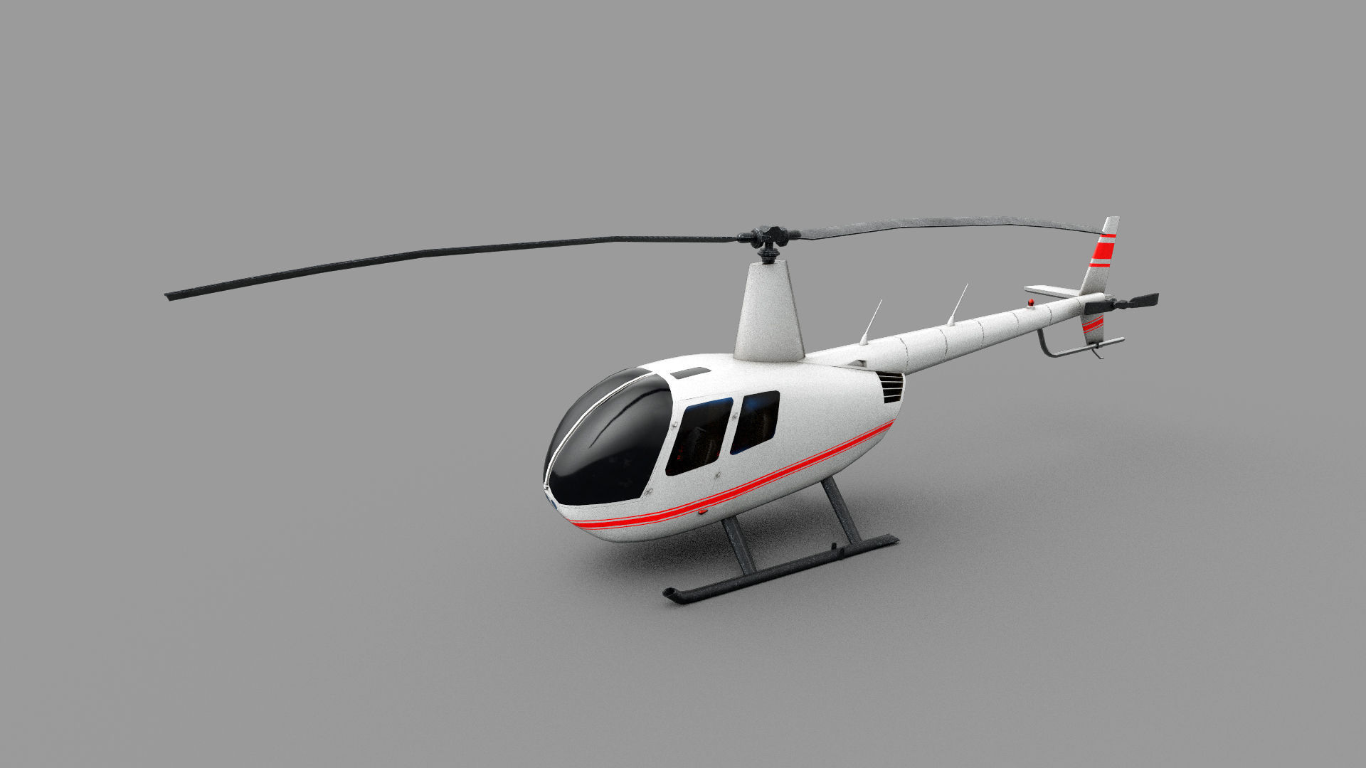 3D model Robinson R44 Lowpoly VR / AR / low-poly | CGTrader