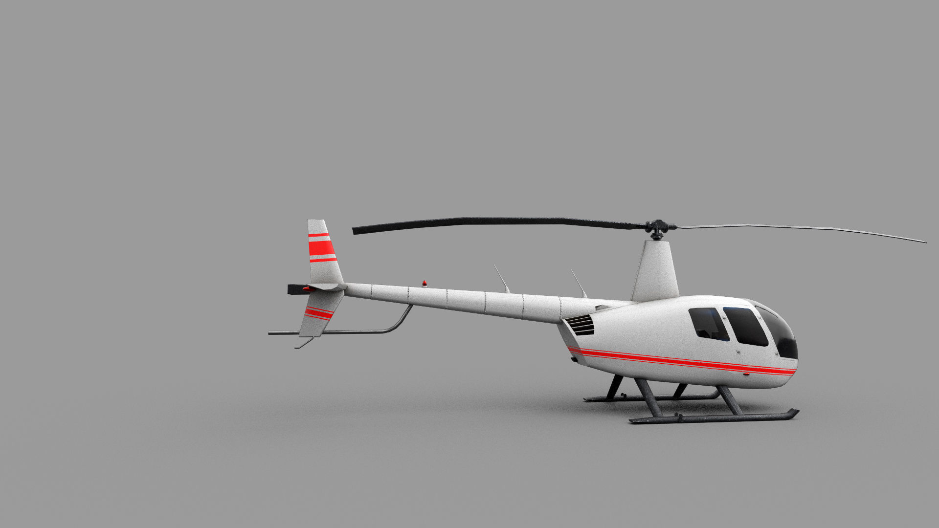 3D model Robinson R44 Lowpoly VR / AR / low-poly | CGTrader