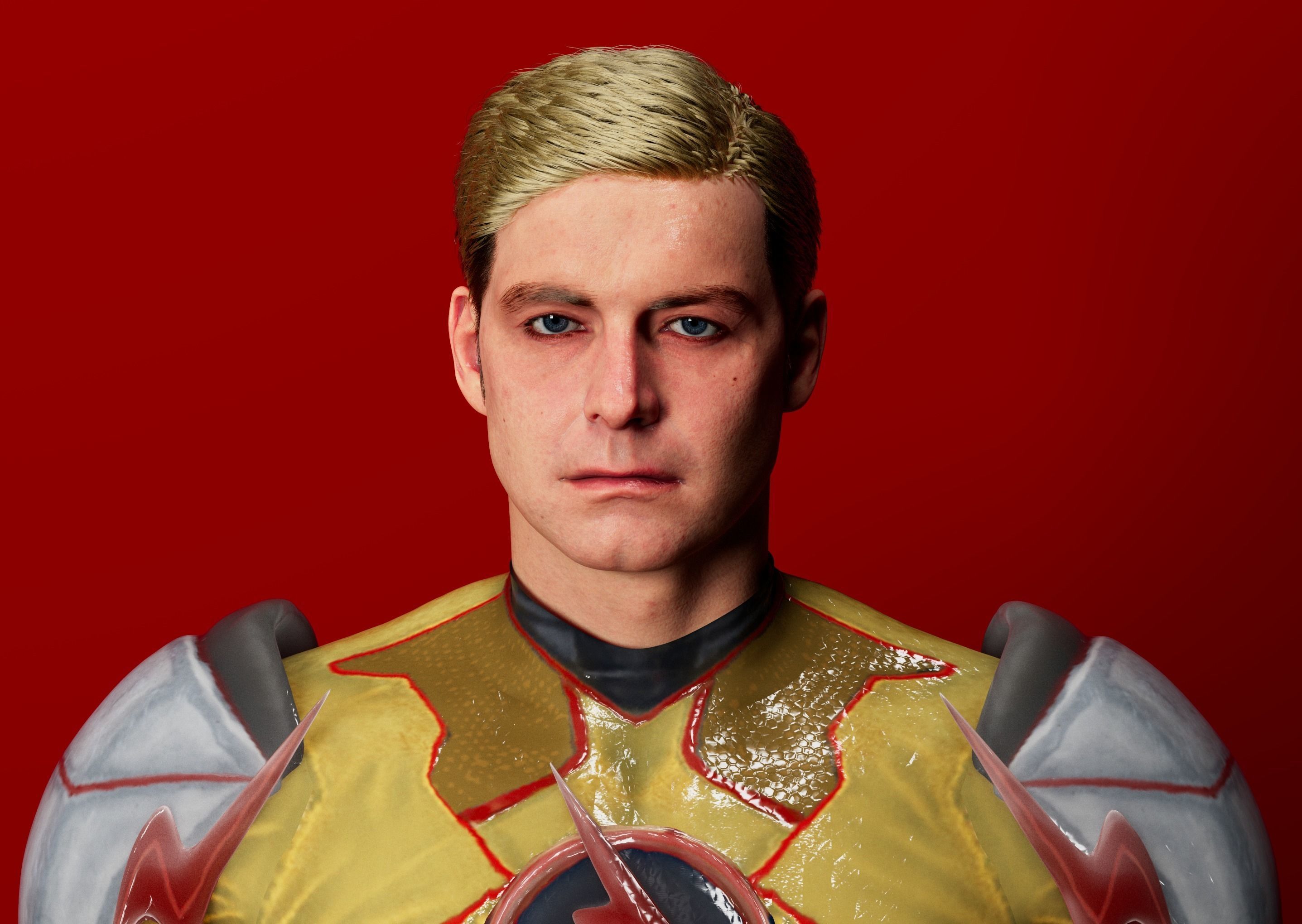 3D model Homelander Antony Starr 3d face VR / AR / low-poly | CGTrader