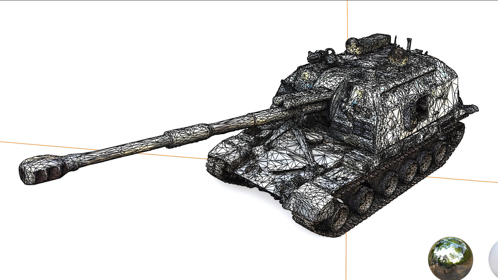 Destroyed 2S19 Msta 152 mm self-propelled howitzer M1990 3D model ...