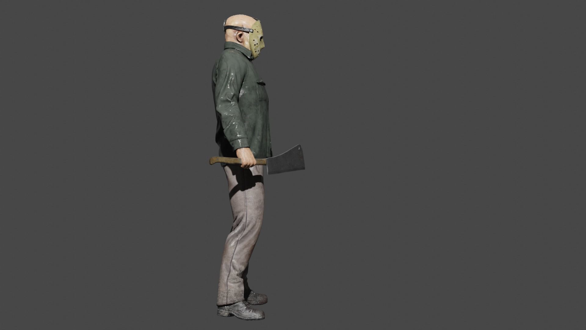 Jason Voorhees 3D model rigged | CGTrader