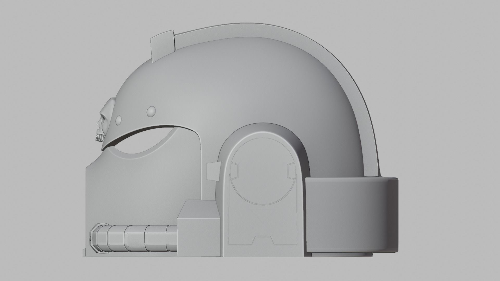 Space Marine Style Helmet - 3D Printable 3D model 3D printable | CGTrader