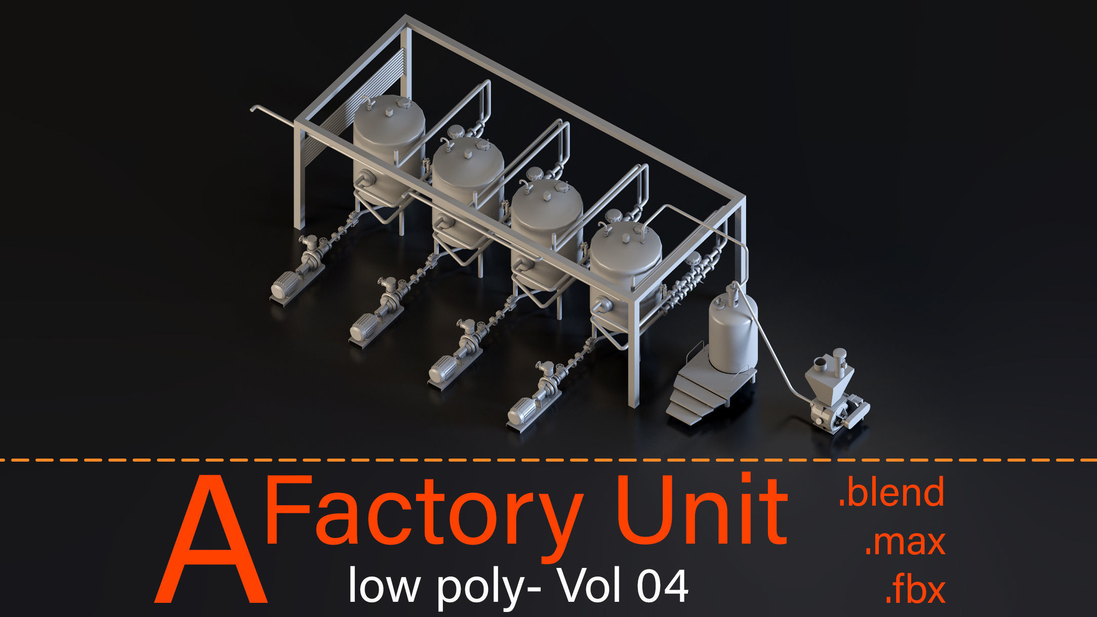 Factory unit- Vol4 3D model | CGTrader