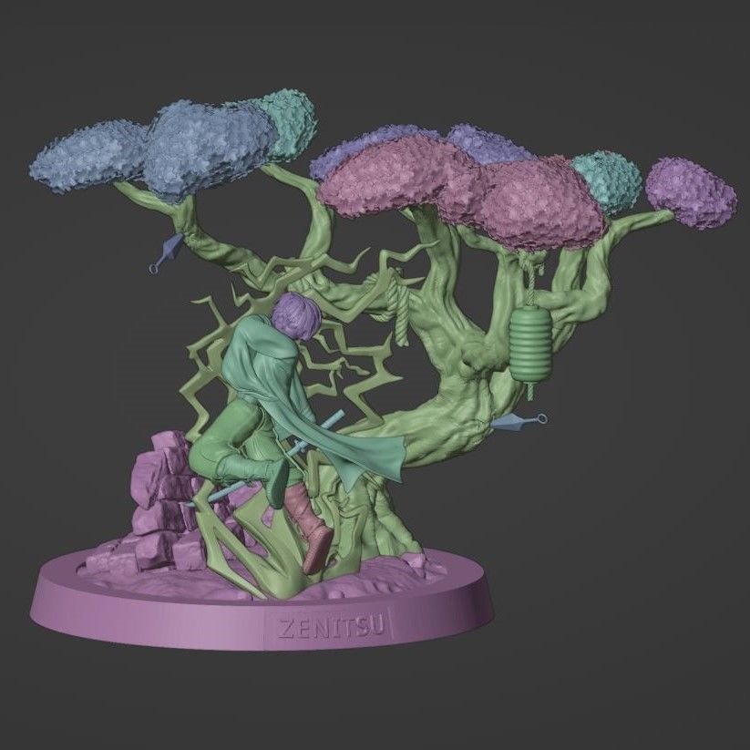ZENITSU AGATSUMA - DEMON SLAYER 3D model 3D printable | CGTrader