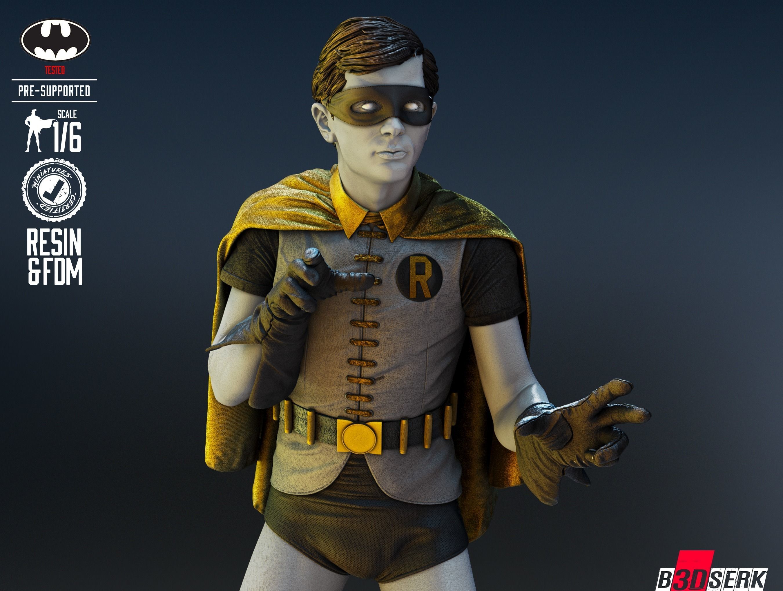 Robin Burt Ward Sculpture for printing 3D model 3D printable | CGTrader