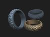 bricks ring 02 3D model 3D printable | CGTrader