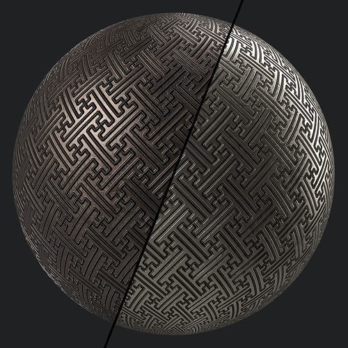 Texture Metal Materials 56- Metal panels By Painting - Pbr 4k Seamless ...
