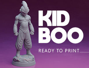 Kid Boo - Dragon Ball Z 3D model 3D printable | CGTrader