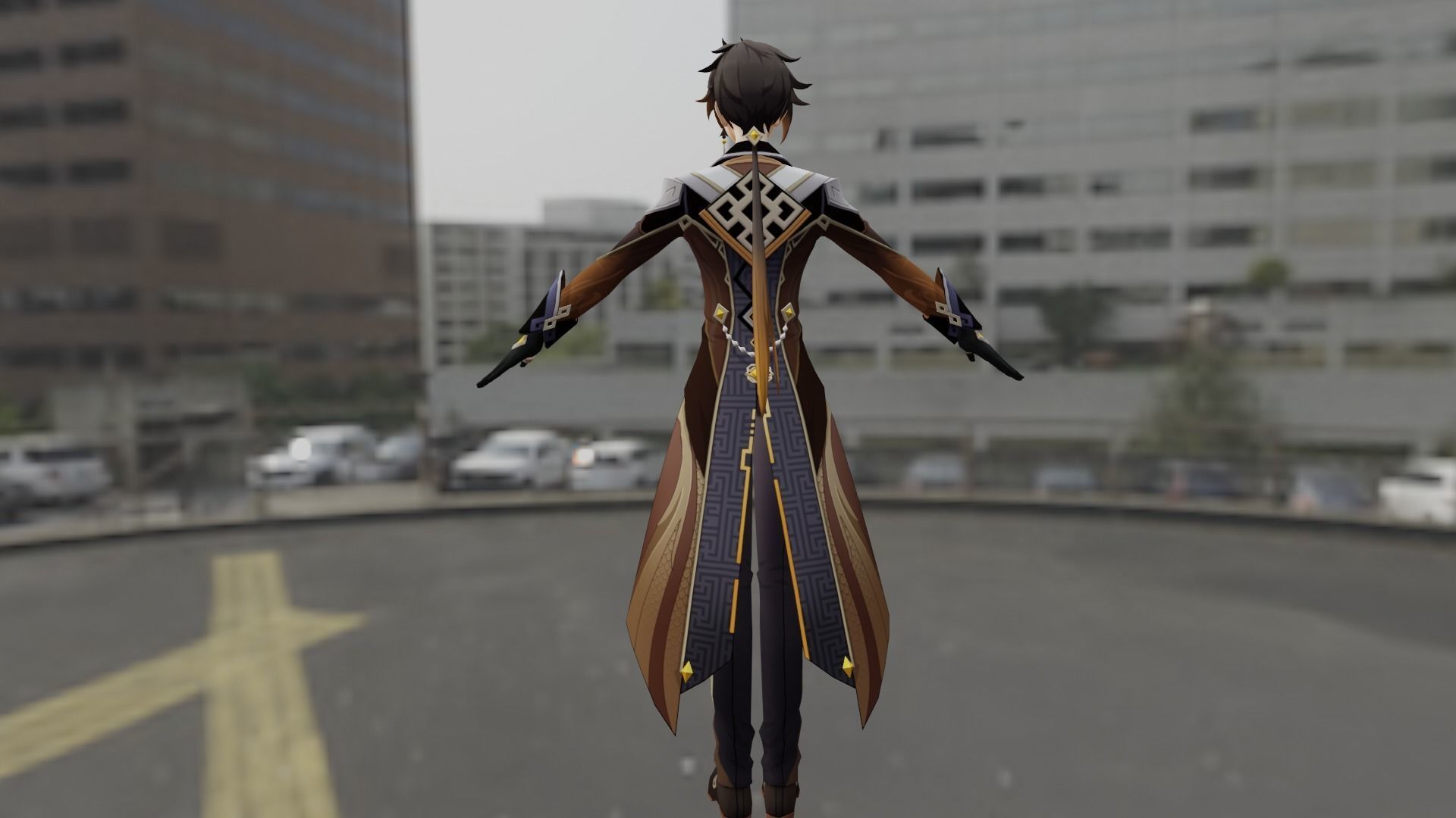 3D model Zhongli Genshin impact VR / AR / low-poly | CGTrader