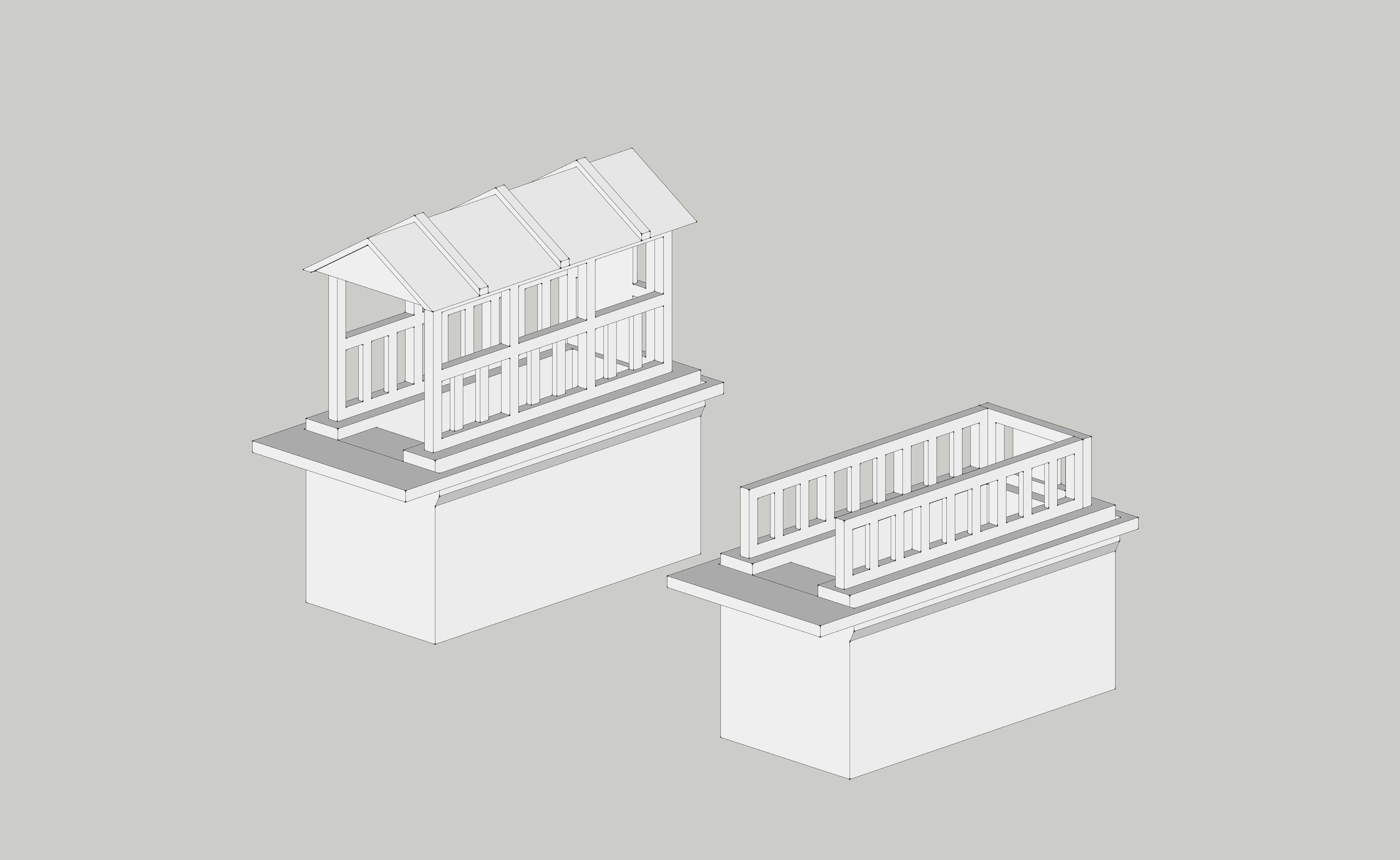 3D model Subway Entrance Overhead Covered by Outland Models VR / AR ...