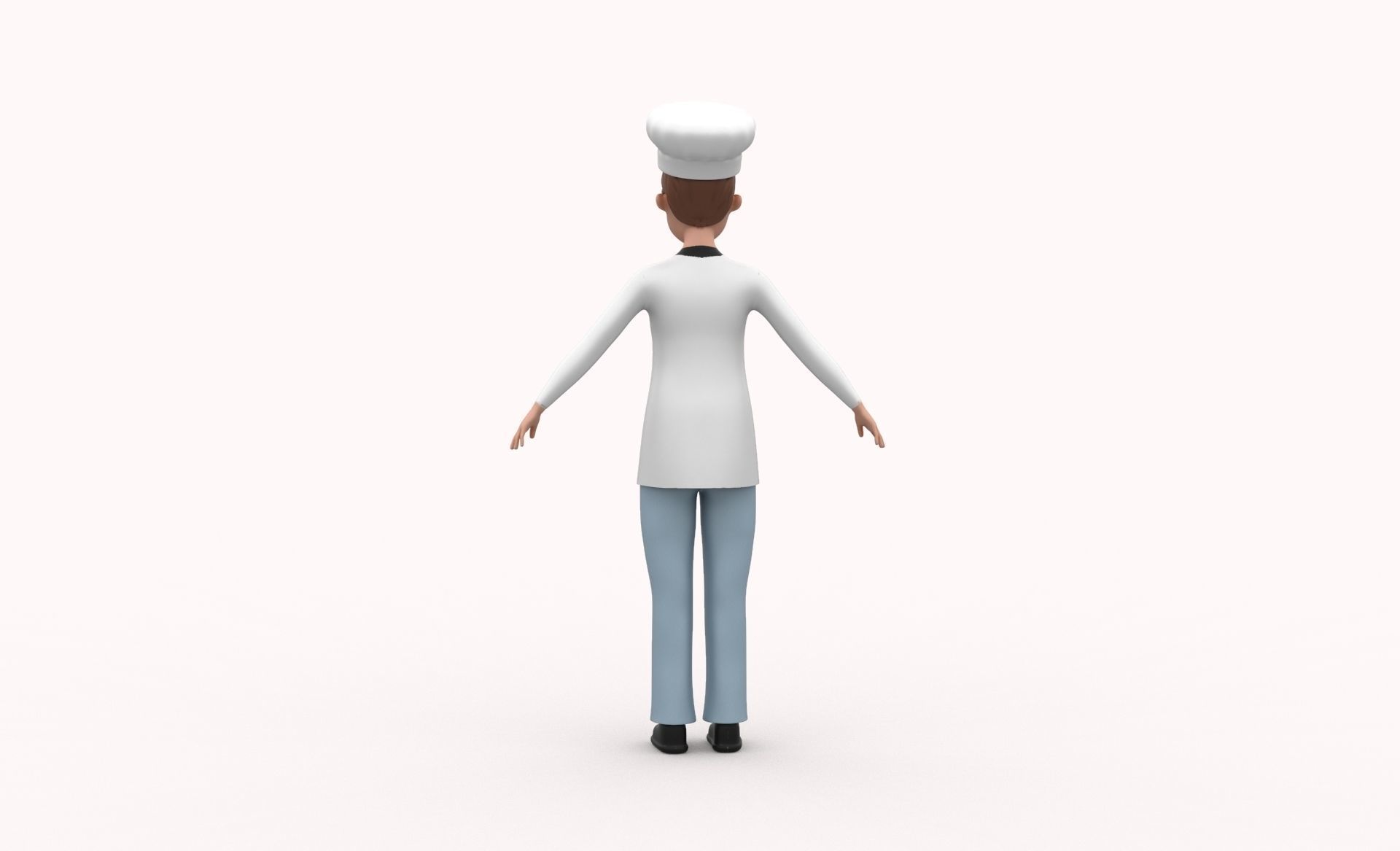 Character v006 Chef 3d free VR / AR / low-poly 3D model | CGTrader