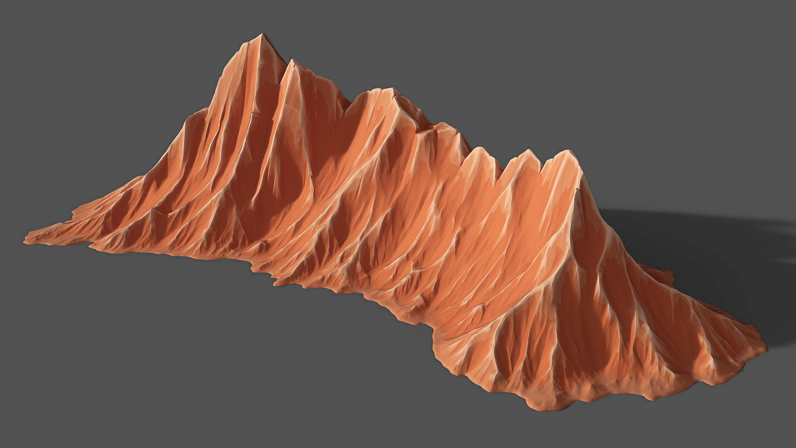 3D model Stylized Mountains VR / AR / low-poly | CGTrader