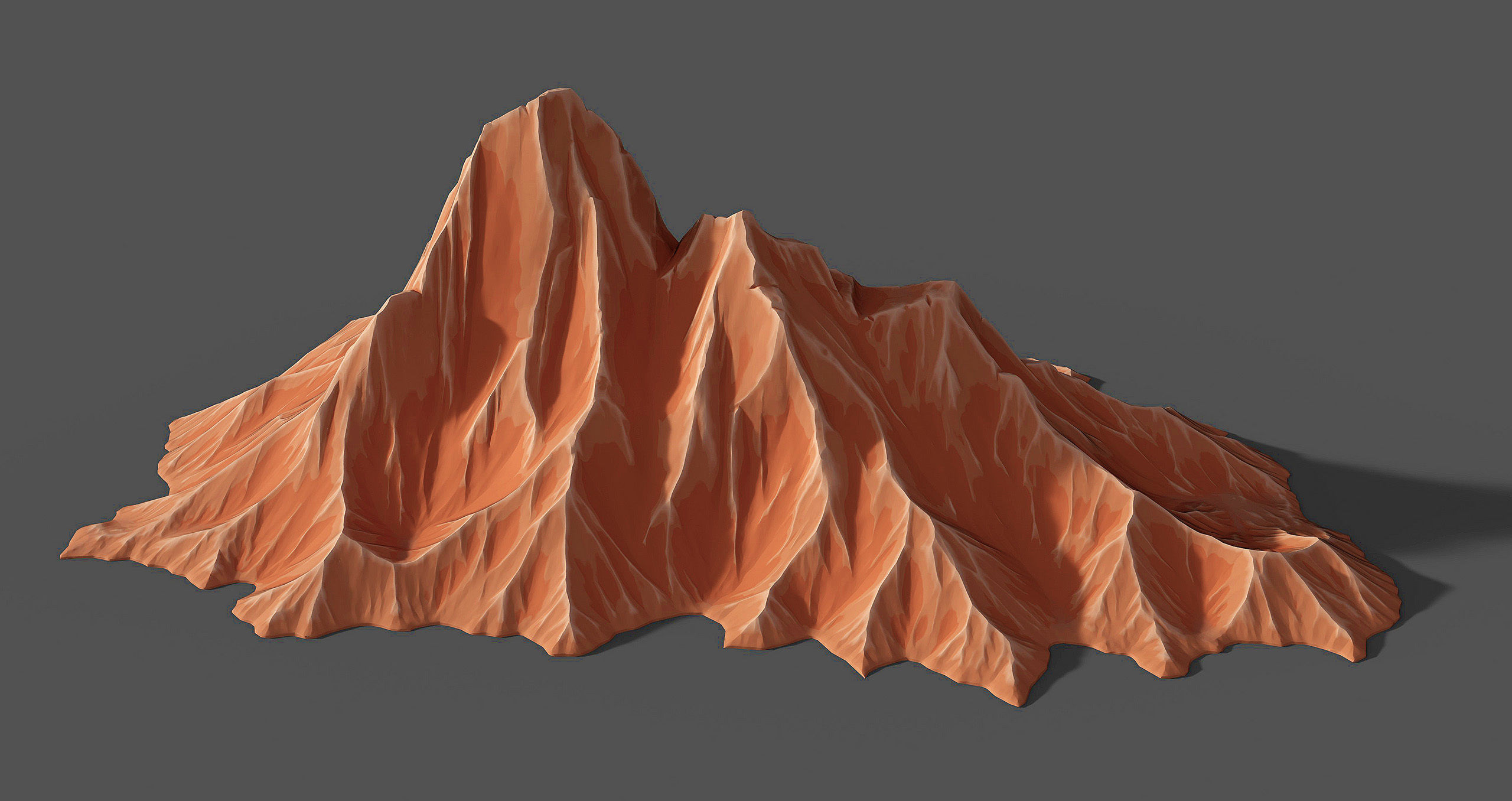 3D model Stylized Mountains VR / AR / low-poly | CGTrader