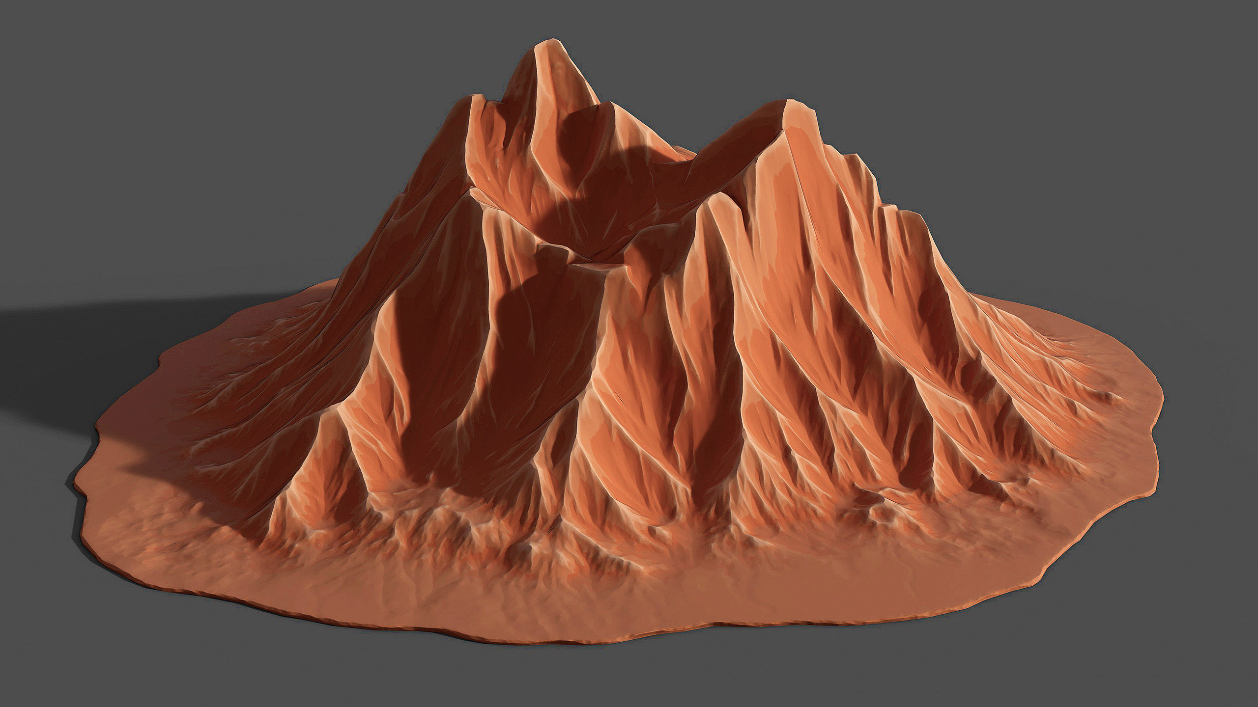 3D model Stylized Mountains VR / AR / low-poly | CGTrader