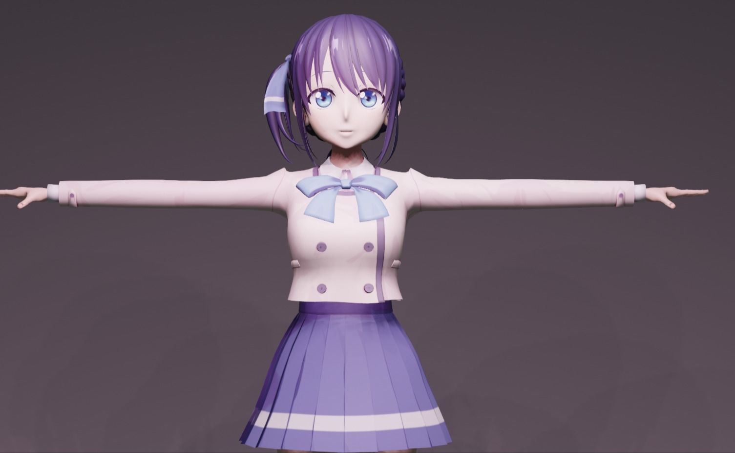 Anime Character - Nagisa Minase 3D model | CGTrader