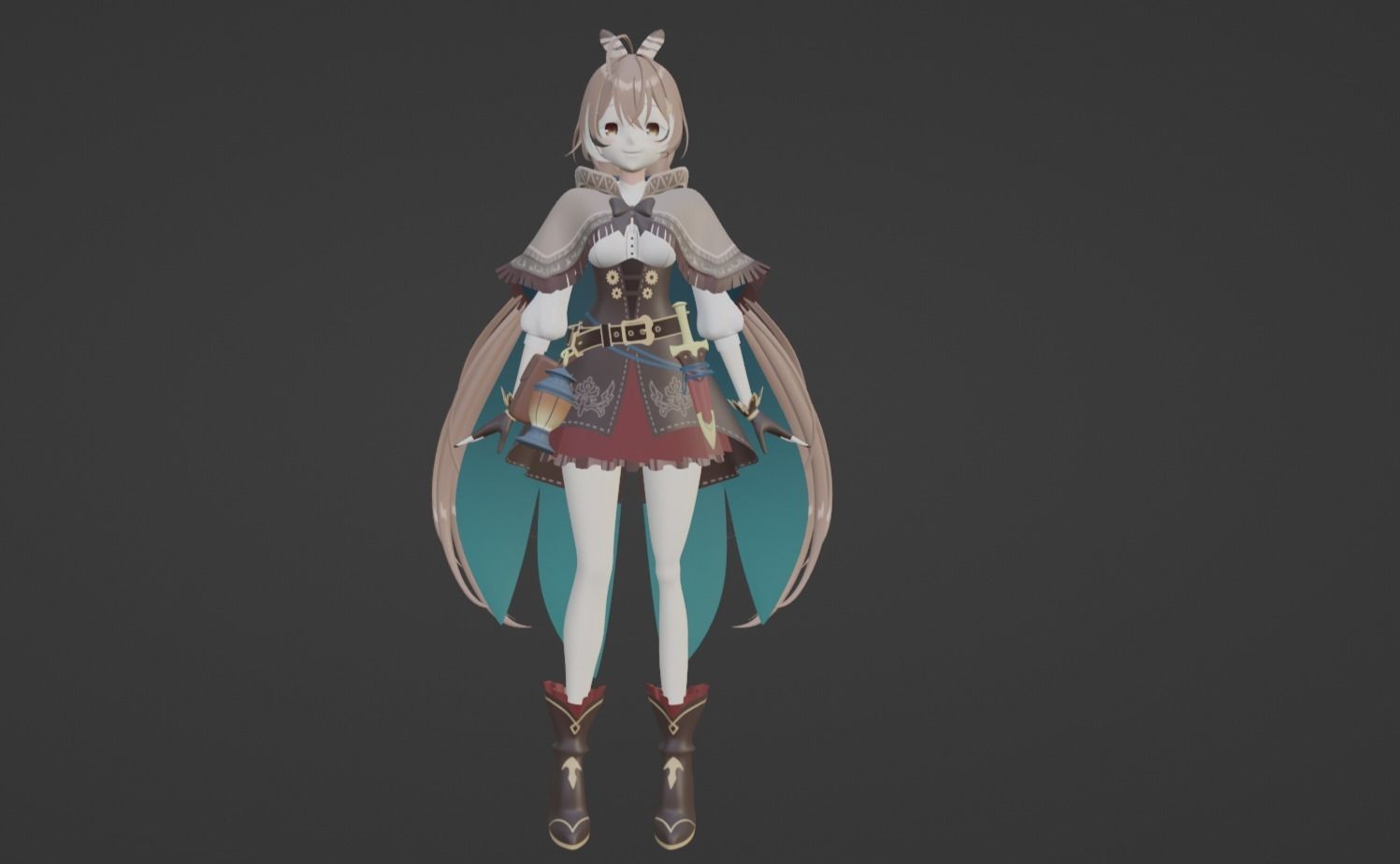 Anime Character - Nanashi Mumei 3D model | CGTrader