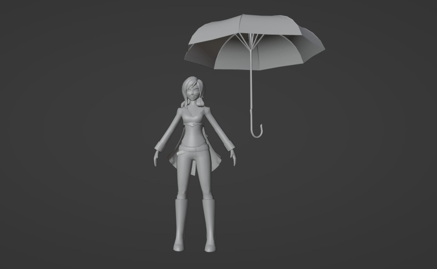 Anime Character - Neopolitan 3D model | CGTrader