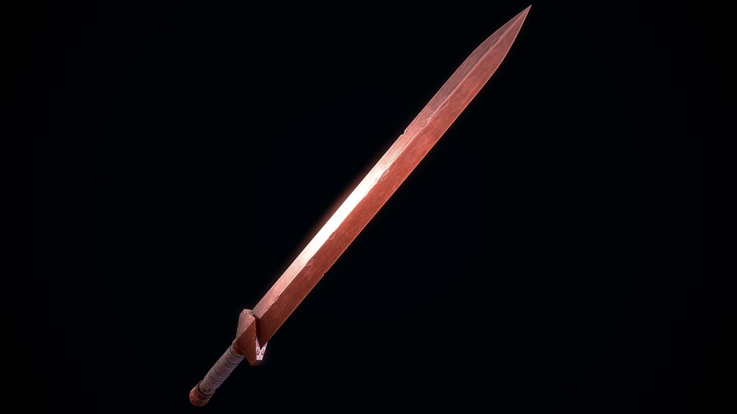 3D model Short Copper Sword VR / AR / low-poly | CGTrader