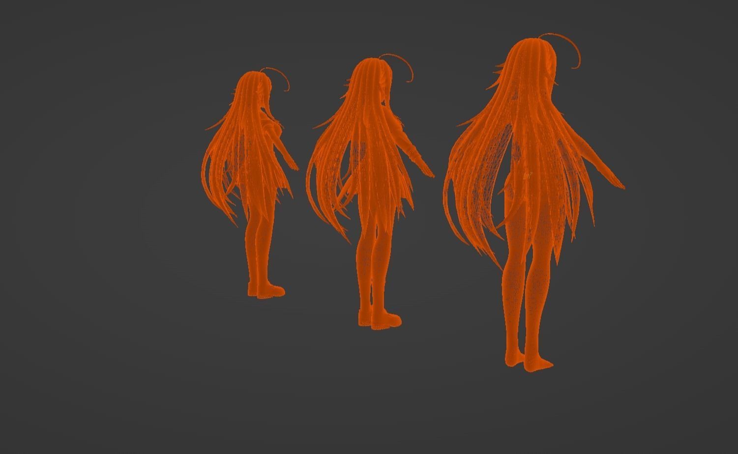 Anime Character - Rias Gremory 3D model | CGTrader