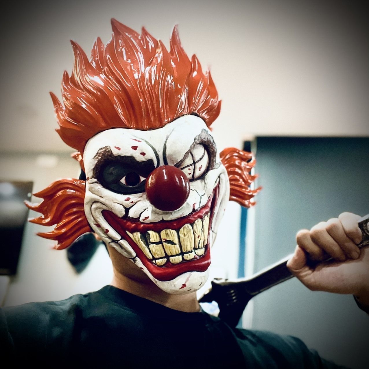 Sweet Tooth Twisted Metal Mask With Hair High Quality 3D model 3D ...