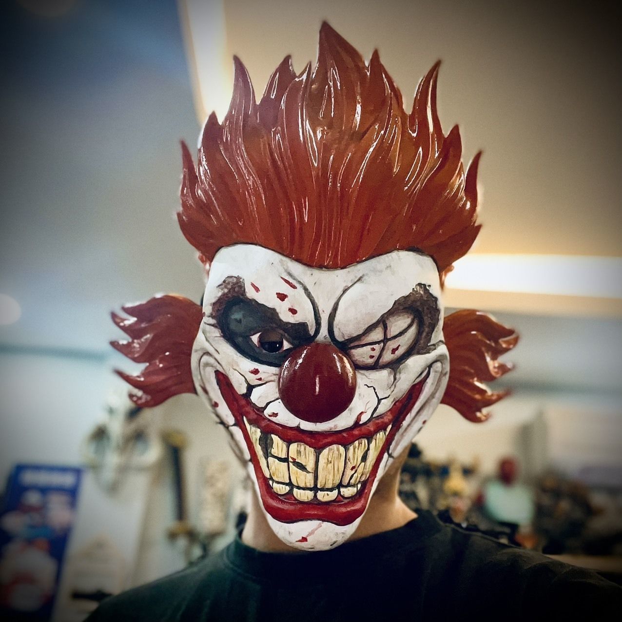 Sweet Tooth Twisted Metal Mask With Hair High Quality 3D model 3D ...