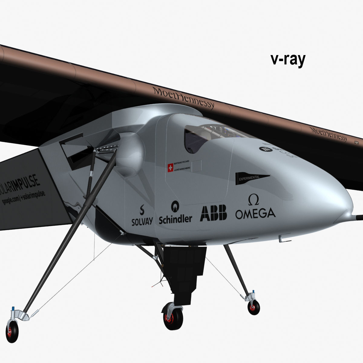 Solar Impulse-II 3D model | CGTrader