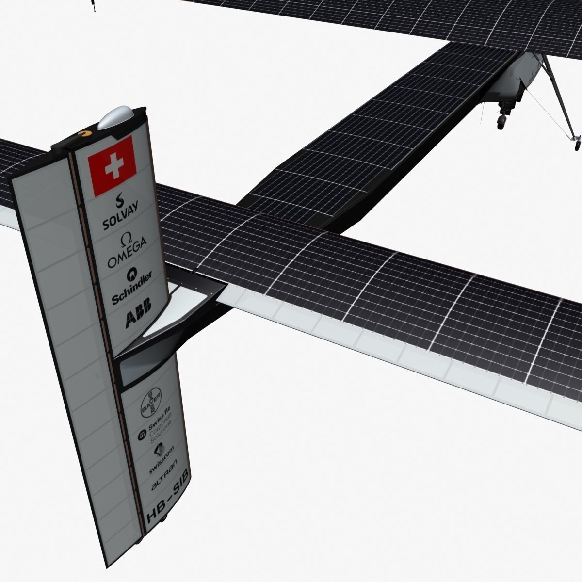 Solar Impulse-II 3D model | CGTrader