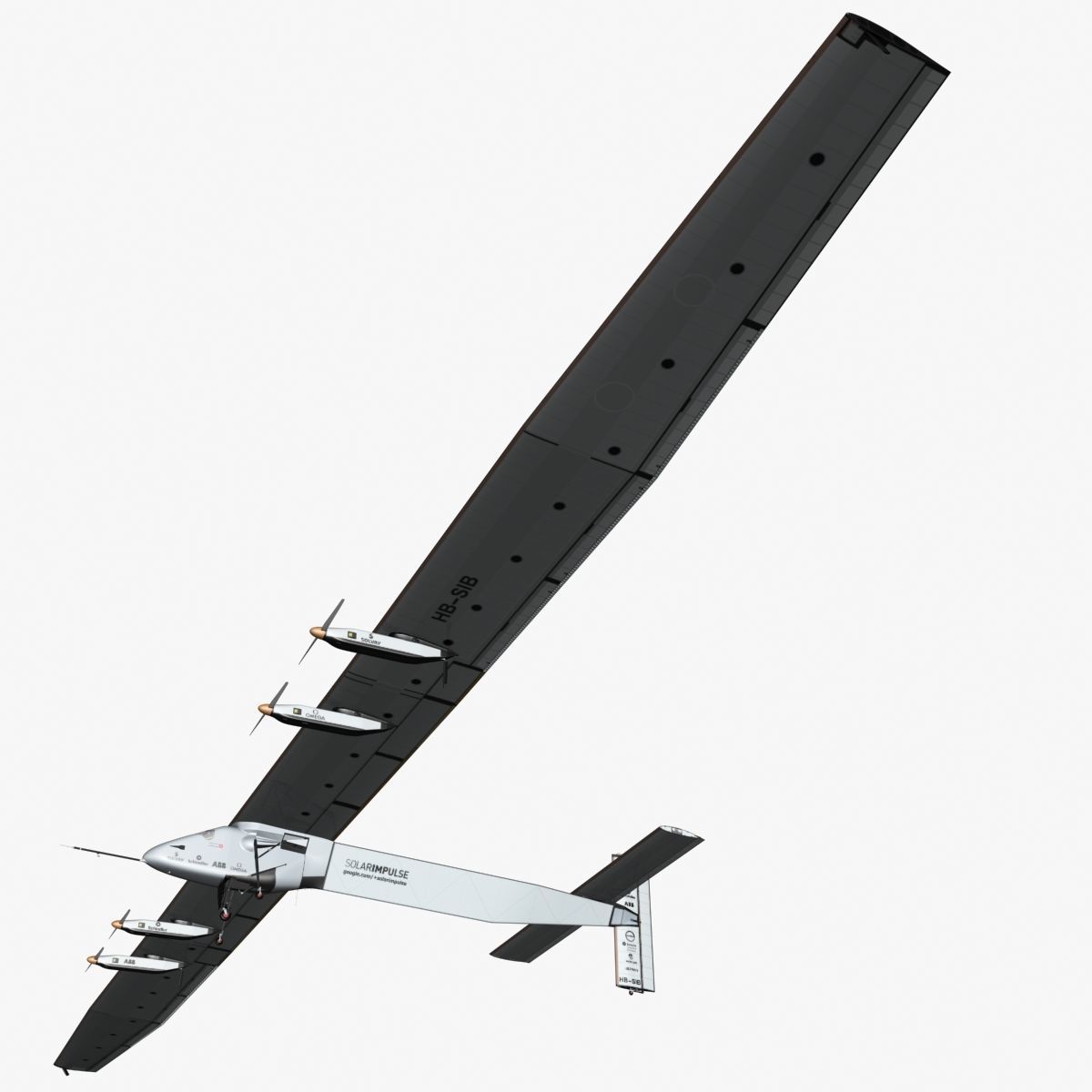 Solar Impulse-II 3D model | CGTrader