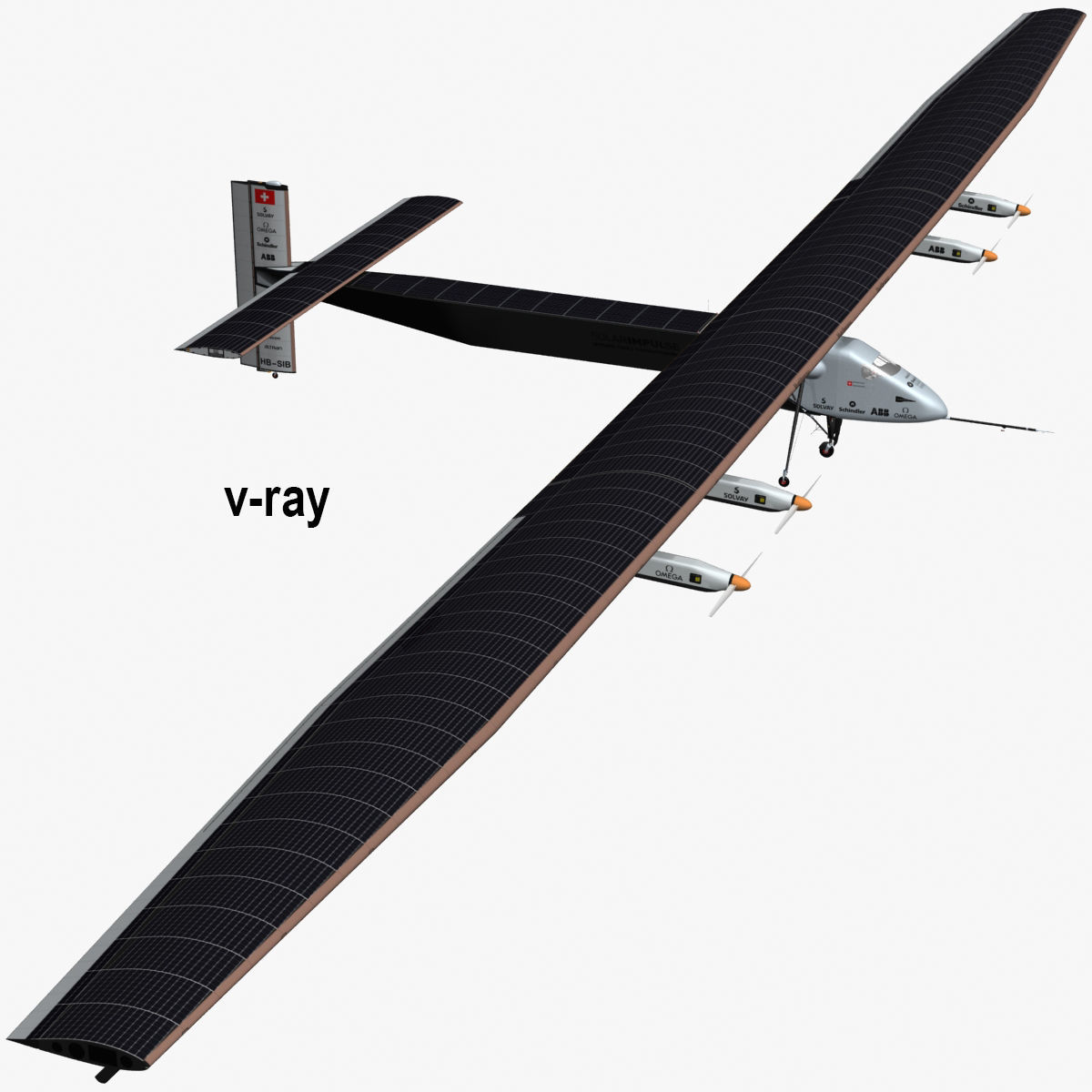 Solar Impulse-II 3D model | CGTrader