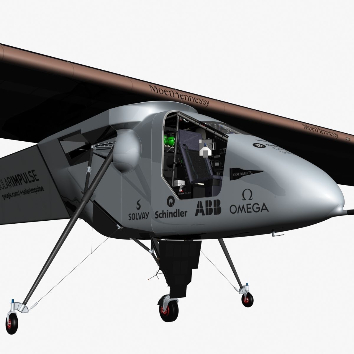 Solar Impulse-II 3D model | CGTrader