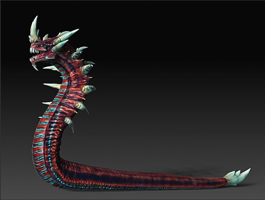 Demon Creature Sokon Snake 3D Model 3D model | CGTrader
