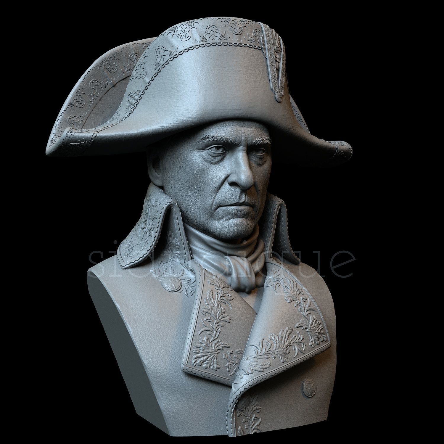Joaquin Phoenix as Napoleon 3D model 3D printable | CGTrader