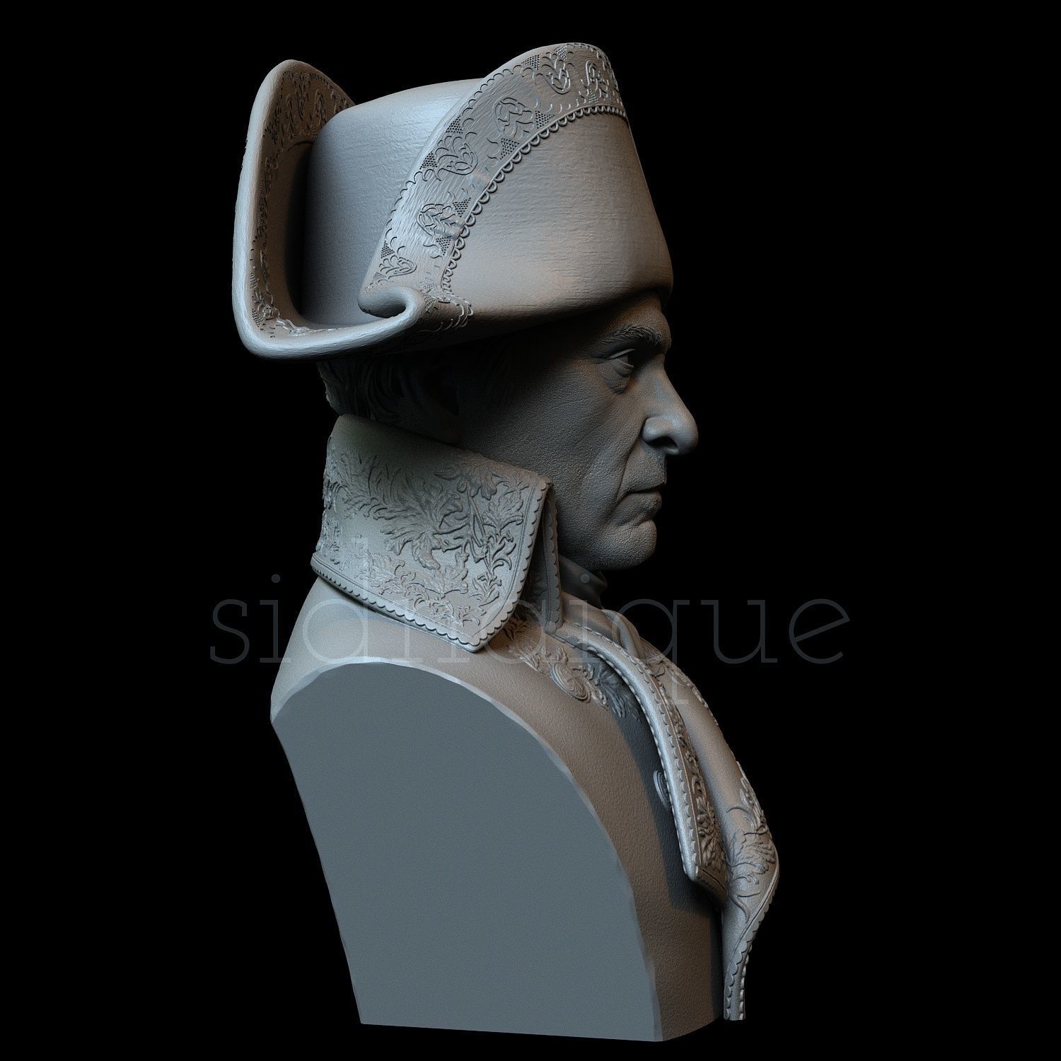 Joaquin Phoenix as Napoleon 3D model 3D printable | CGTrader