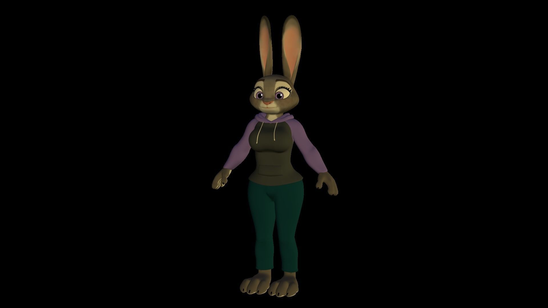 3D model Judy Hopps Model VR / AR / low-poly | CGTrader
